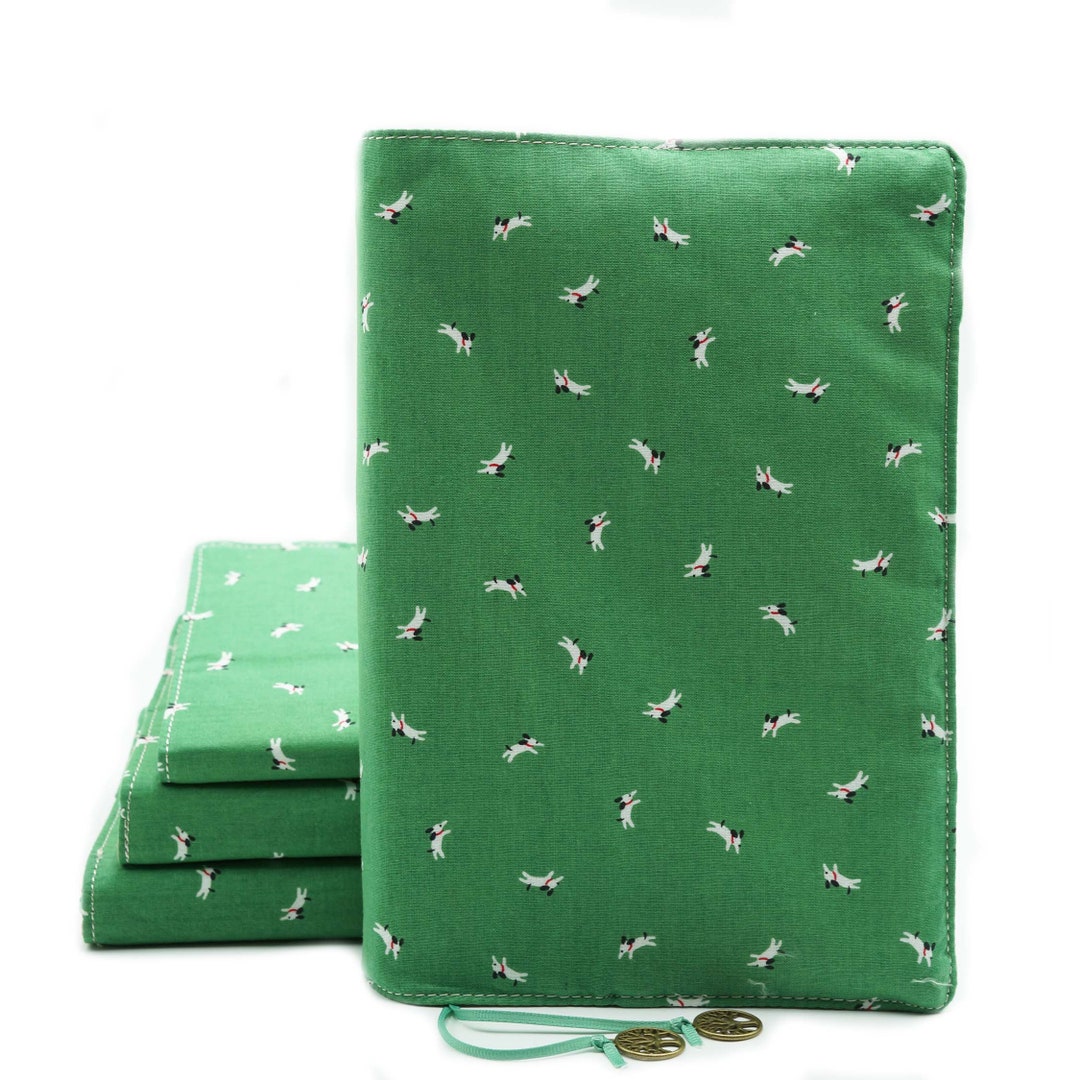 Adjustable Book Cover With Pen Holder and Pocket, Book Sleeve, Fabric ...