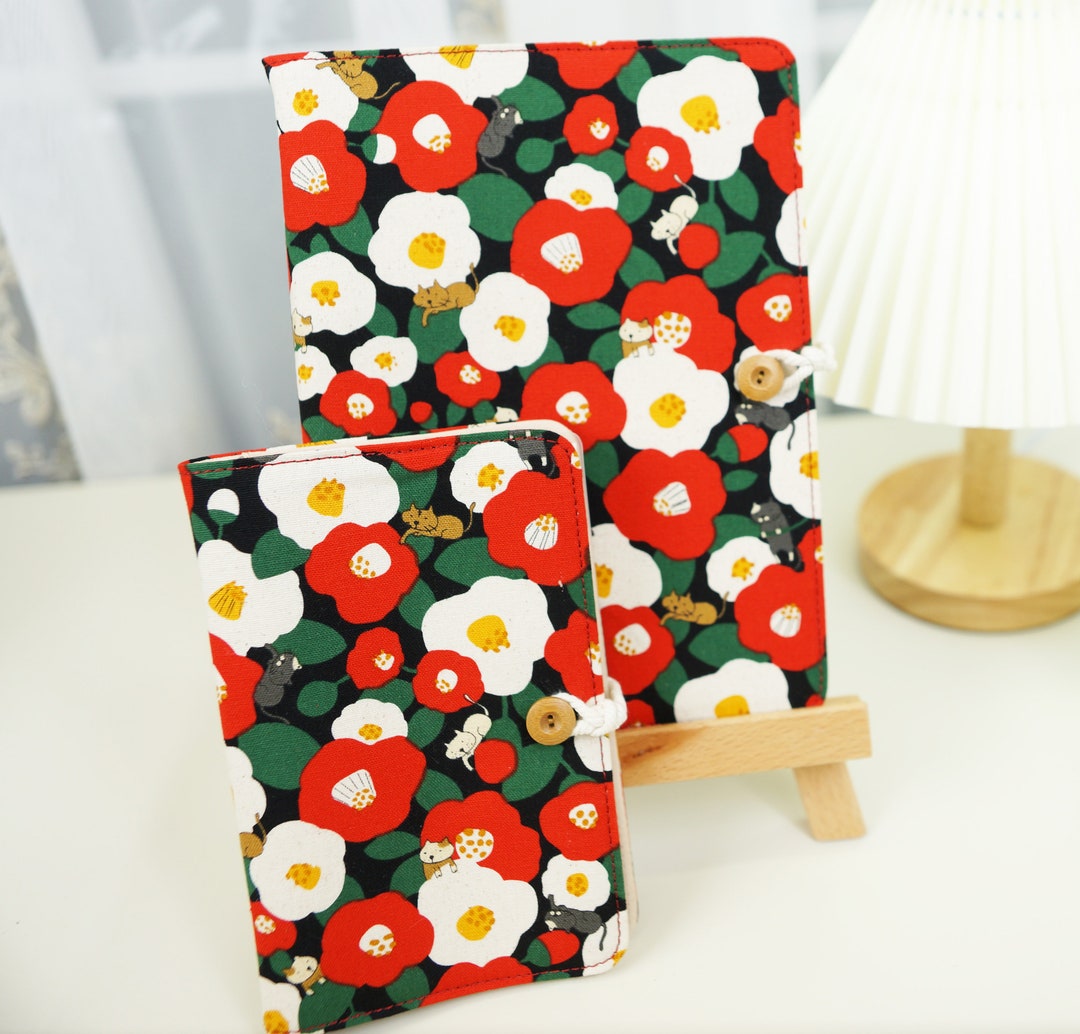 Floral Cat Print Fabric Journal: Refillable A5 A6 6-ring Binder - Etsy