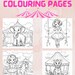 Circus Colouring Pages for Kids, Circus Birthday Party, Kids Activites ...