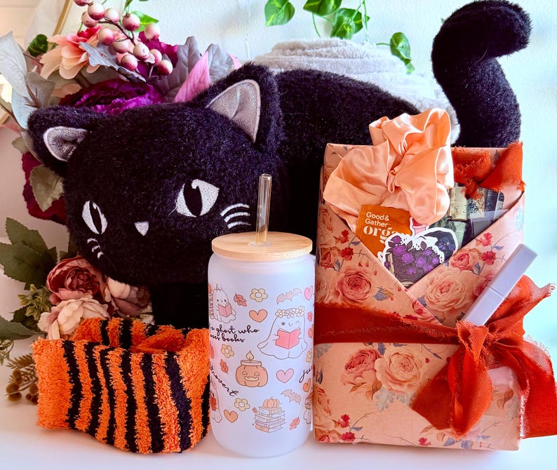 Cozy Halloween Blind Date With a Book Box and Blanket | Bookish Bundle ...