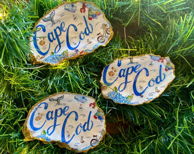 Cape Cod Trinket Dish, Cape Cod Oyster Shell, Oyster Shell Dish, Cape ...