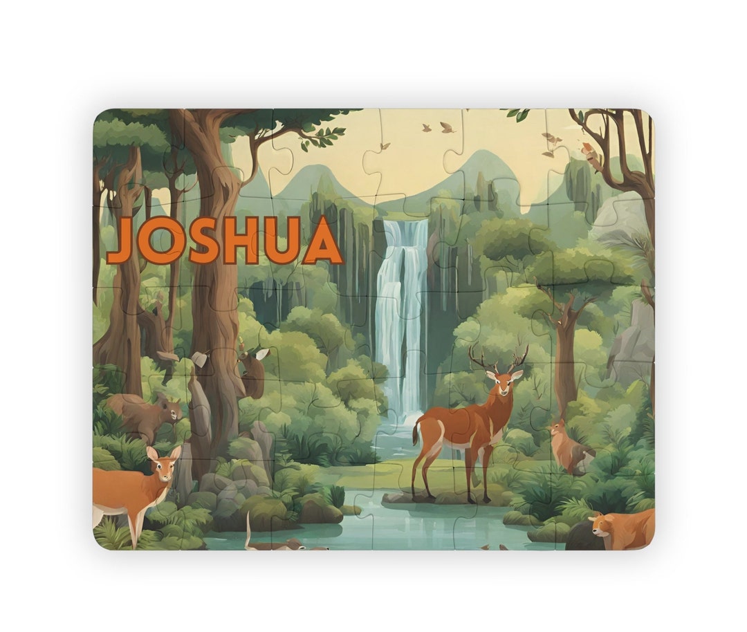 Personalized Kids' Puzzle, 30-piece, Forest Puzzle, Kid Puzzle, Kid ...