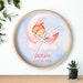Personalized Wall Clock, Baby on the Moon, Personalized Baby Gifts ...