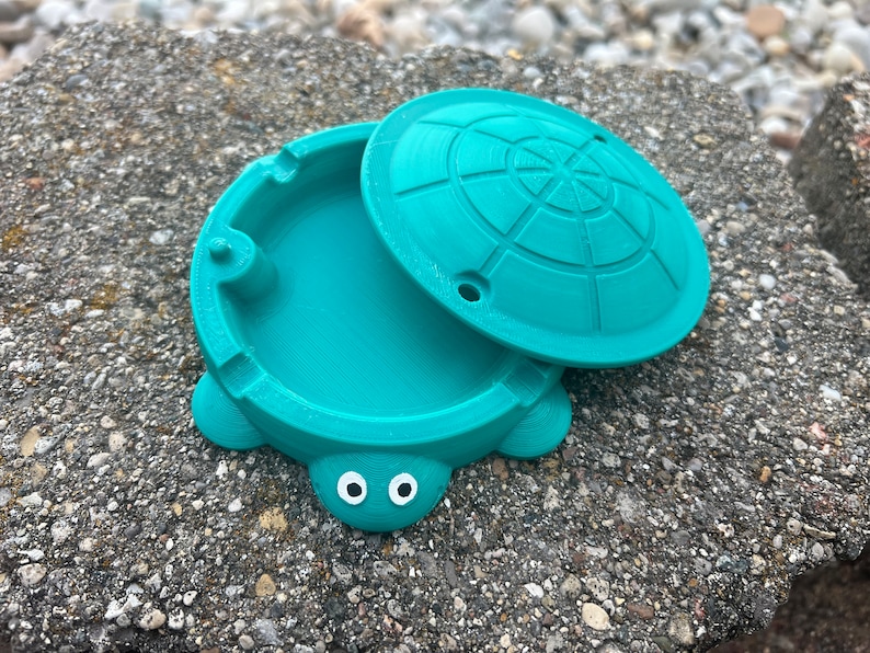 Mini Turtle Sandbox/ashtray - Etsy UK