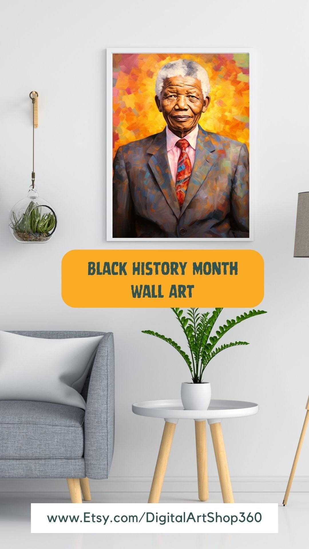 Black History Month Hero - Nelson Mandela - Etsy
