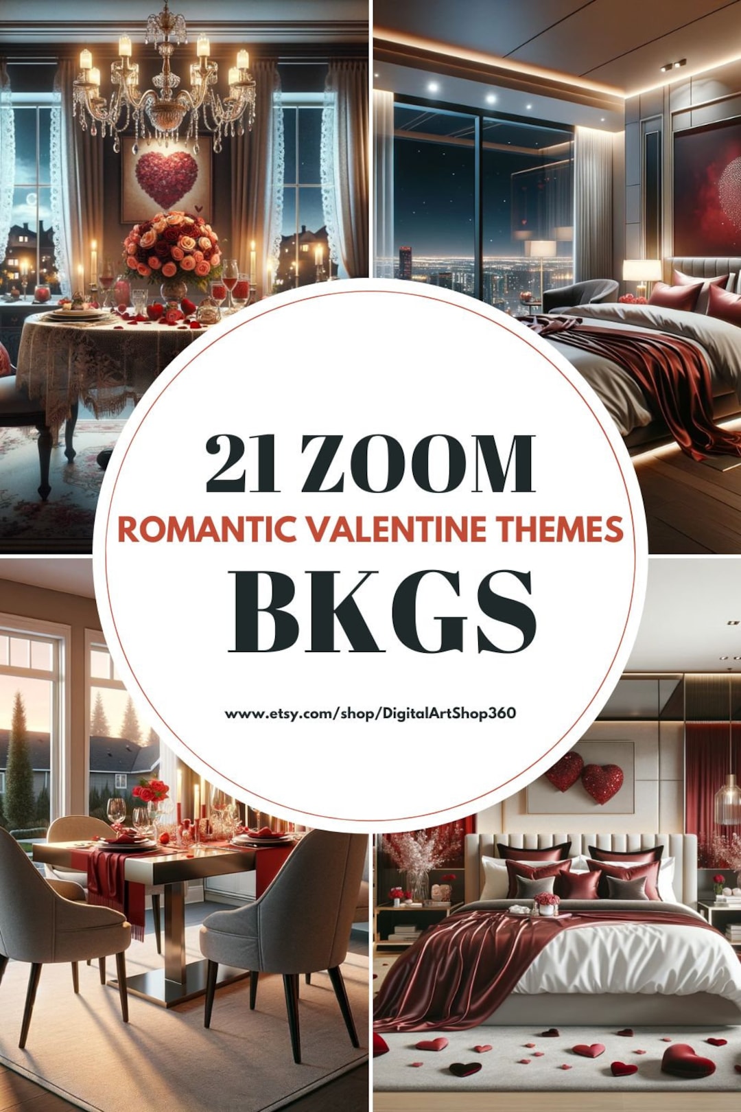 Valentine Zoom Backgrounds: 21 Romantic Virtual Date Scenes for ...
