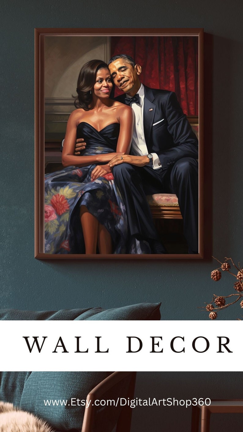 Black History Month (s)hero - Obamas Oil Painting, Inspirational ...