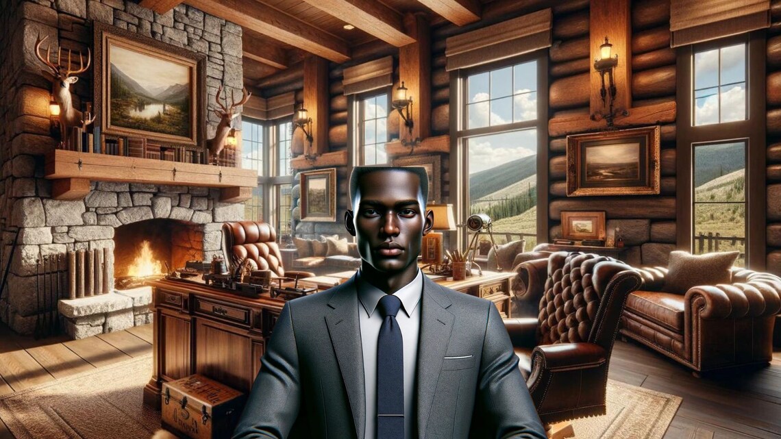 Animated Fireplace Virtual Backgrounds: Set of 8 Lodge Office Zoom ...