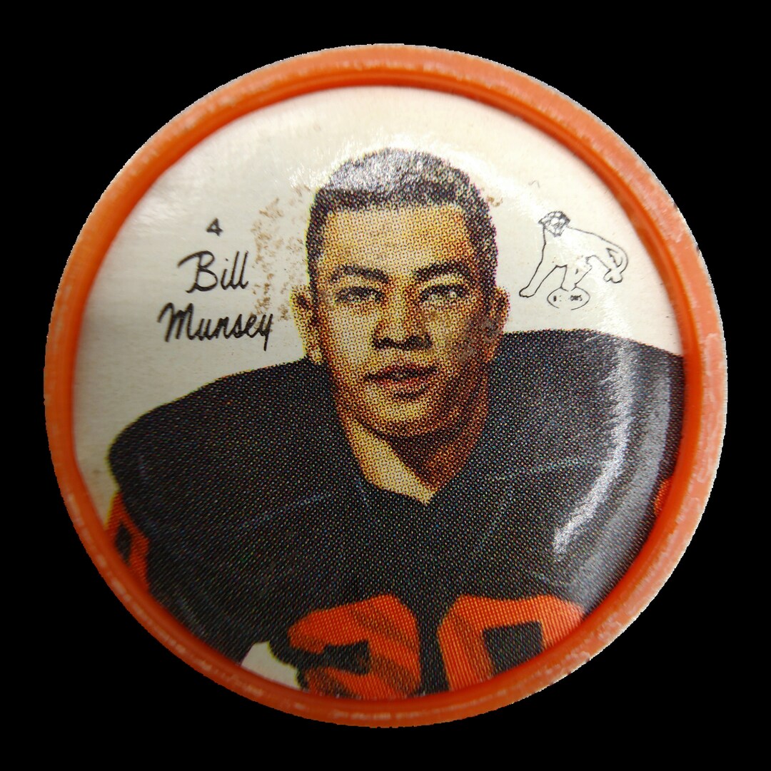 Bill Munsey 41964 Nalley's CFL Football Coin Rare LABEL ERROR - Etsy