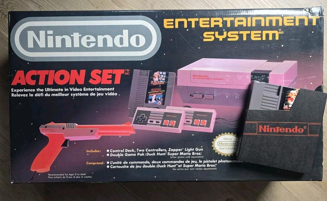 NES Action Set - PAL Version Complete in Box - Tested All Works ...