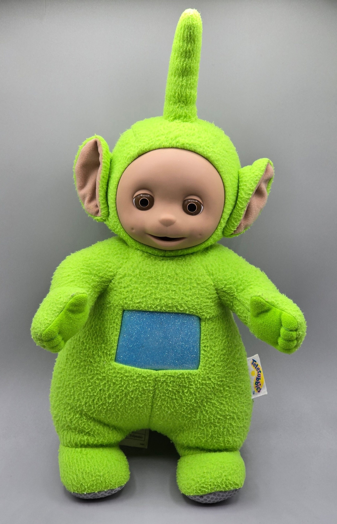 Vintage Talking Green Teletubbies Dipsy Plush Toy Doll 17 Hasbro 1998 ...
