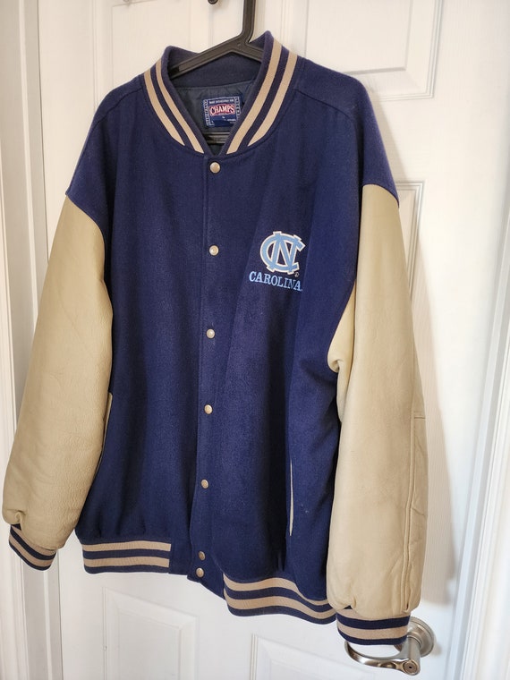 Vintage Champs Varsity Jacket Carolina Tar Heels UNC … - Gem
