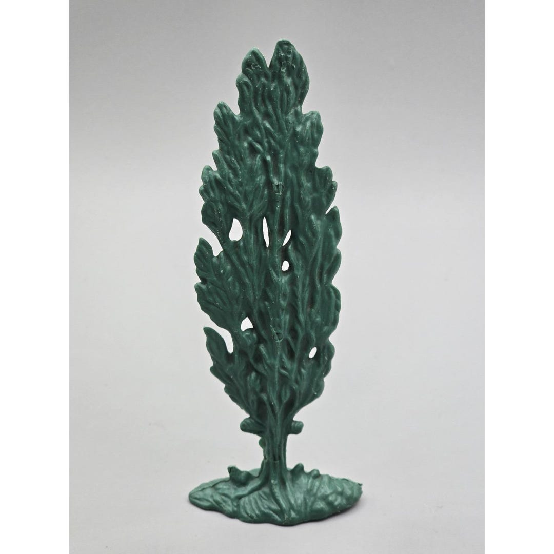 Vintage Elastolin Plastic Cedar Cypress Tree for 7 CM Series Toy ...