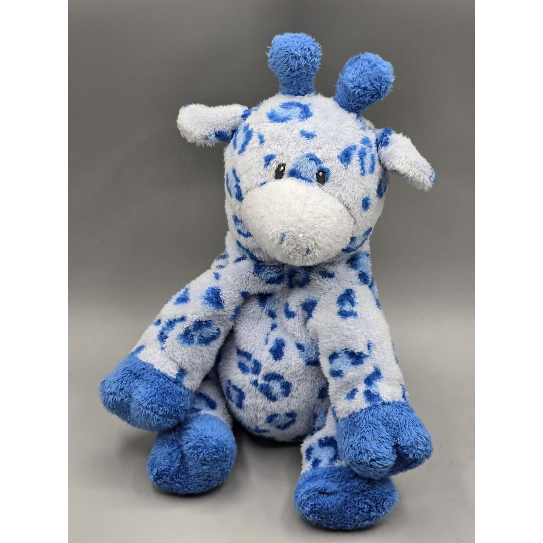 Ty Pluffies 2006 - Baby Tiptop the Blue Giraffe Plush Soft Toy 8 ...
