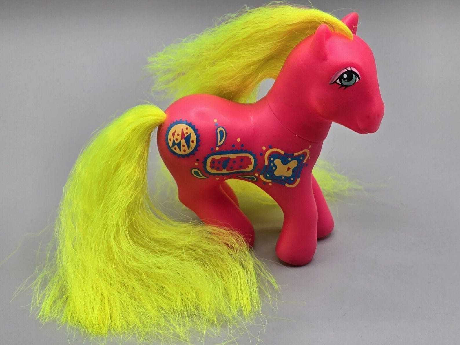My Little Pony G1 1987 Sweet Notes Rockin Beats MLP Hasbro NEON Rare - Etsy