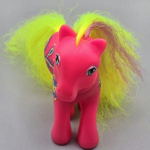My Little Pony G1 1987 Sweet Notes Rockin Beats MLP Hasbro NEON Rare - Etsy