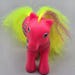My Little Pony G1 1987 Sweet Notes Rockin Beats MLP Hasbro NEON Rare - Etsy