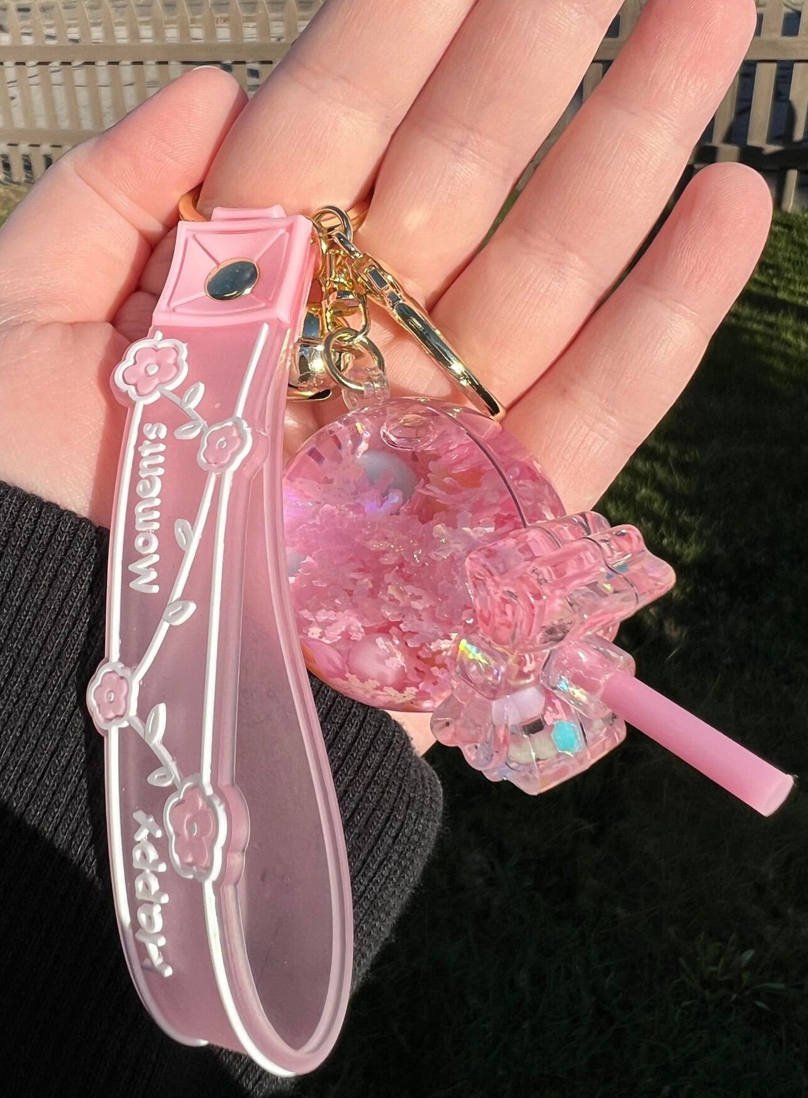 Acrylic Liquid Lollypop Keychain - Etsy