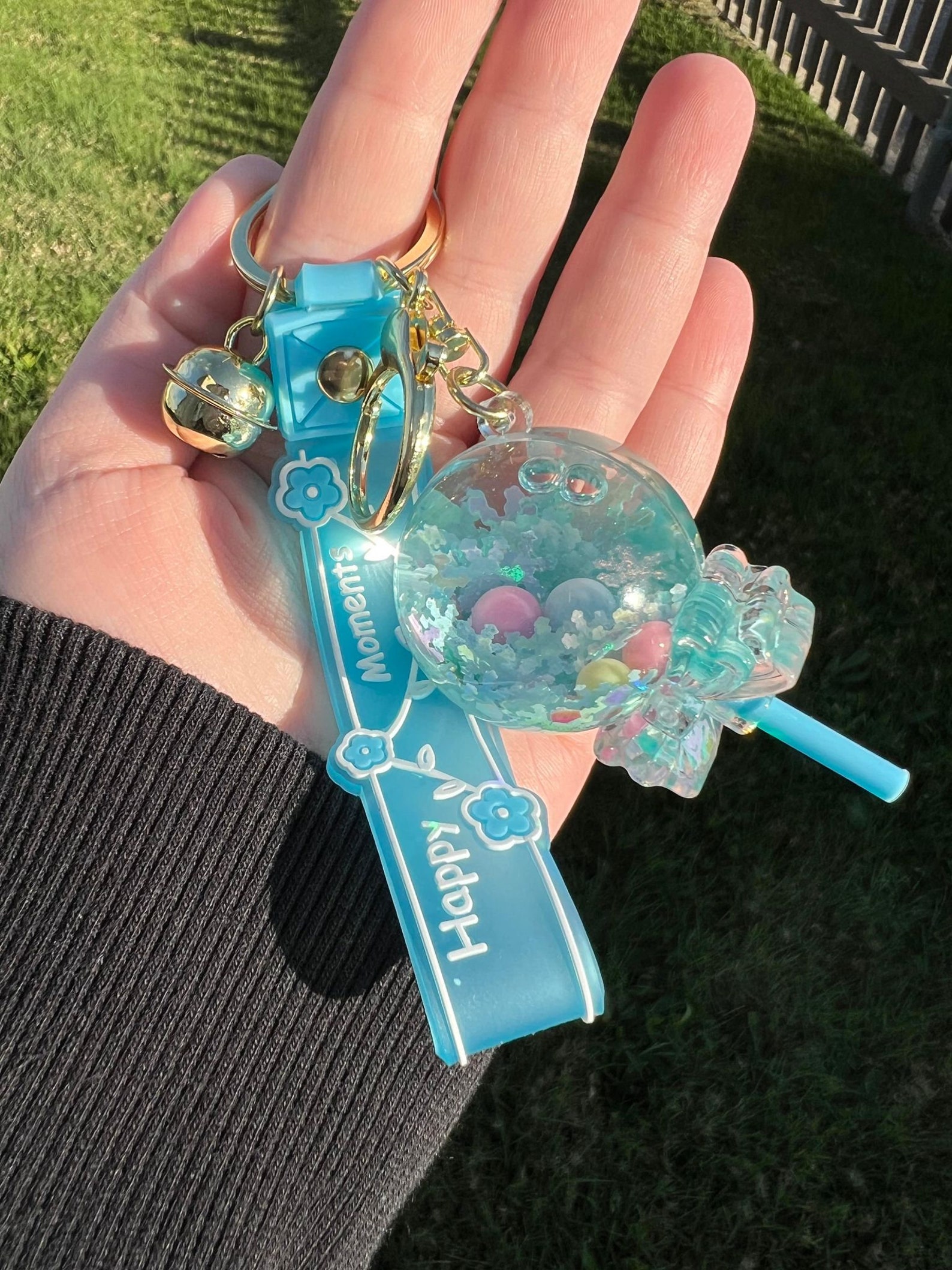 Acrylic Liquid Lollypop Keychain - Etsy