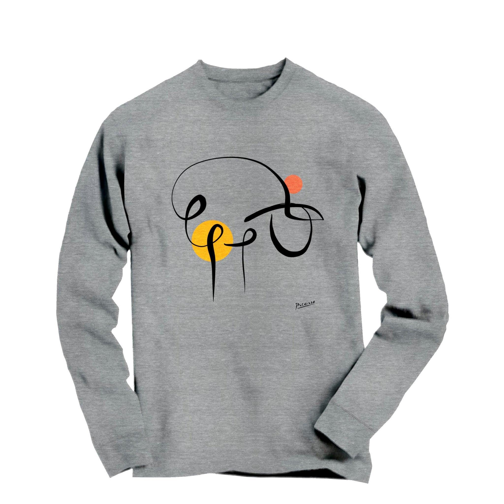 Pablo Picasso the Sheep Artwork Long Sleeve Tee - Etsy