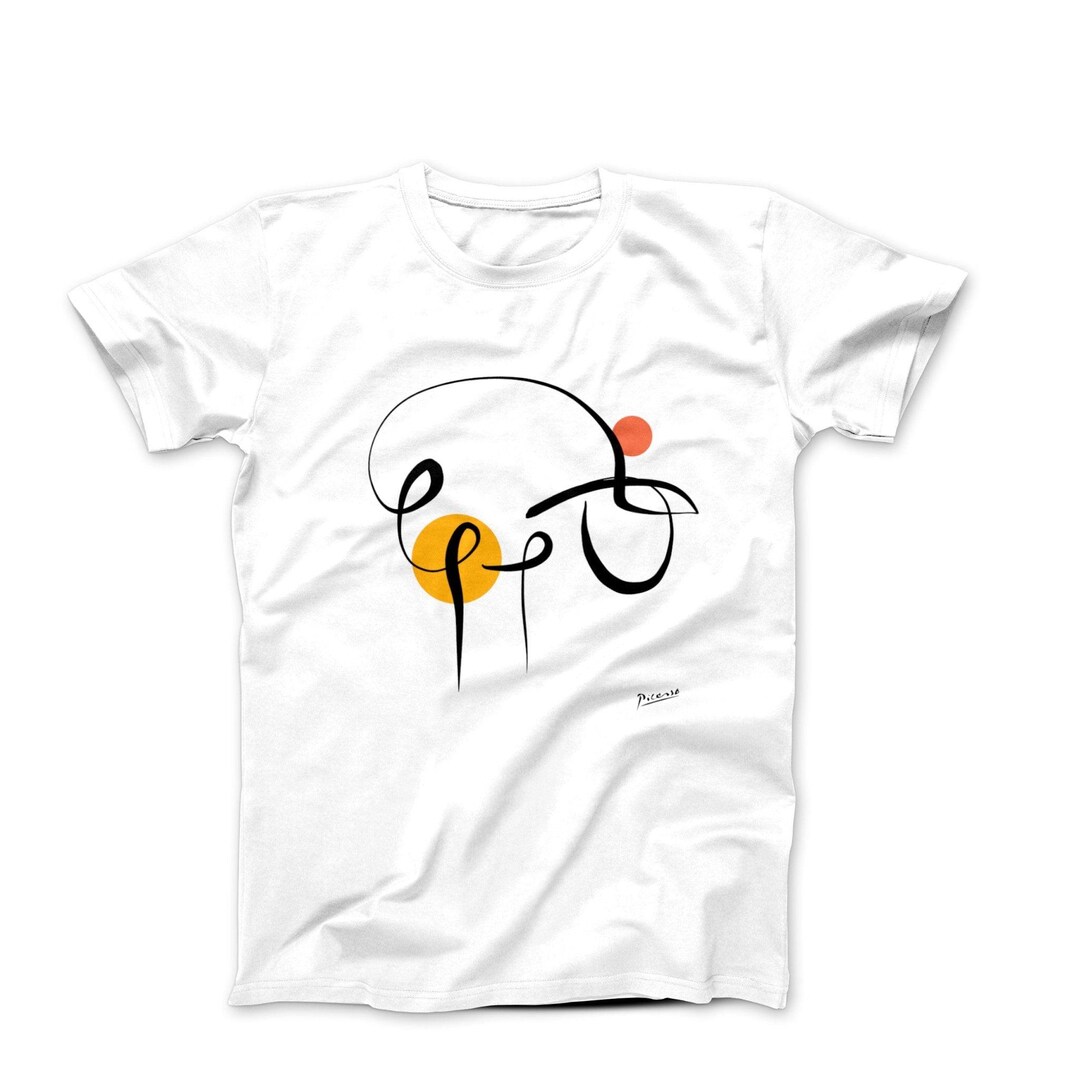 Pablo Picasso the Sheep Artwork T-shirt - Etsy