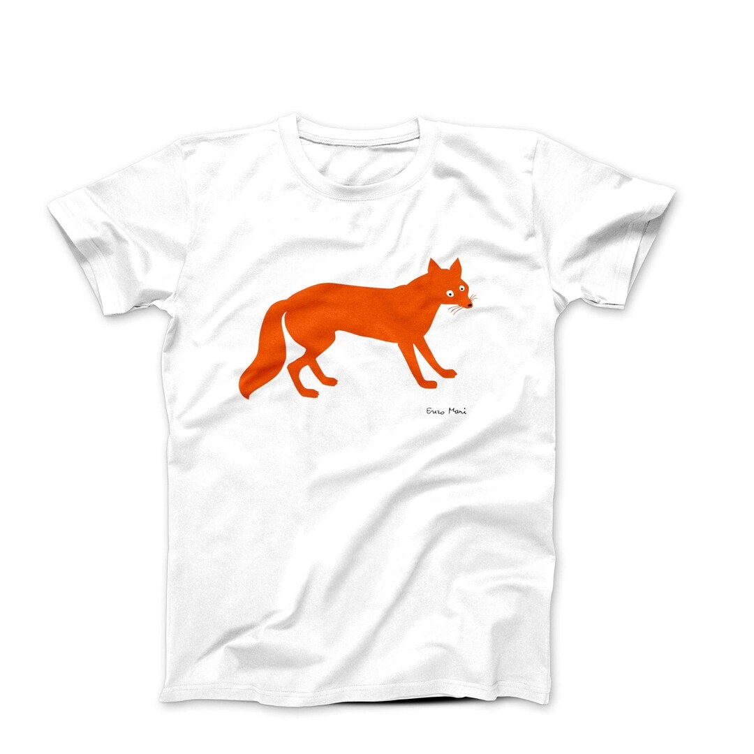 Enzo Mari La Volpe the Fox 1965 Art T-shirt - Etsy