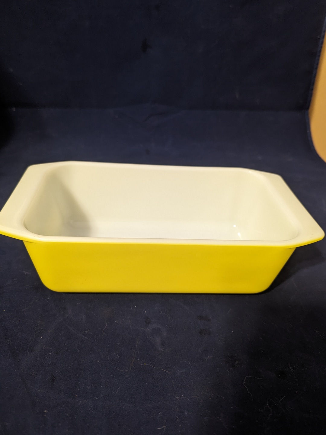 Vintage PYREX Lemon Yellow Loaf Pan Model #913 Baking Gift Mothers 8 ...