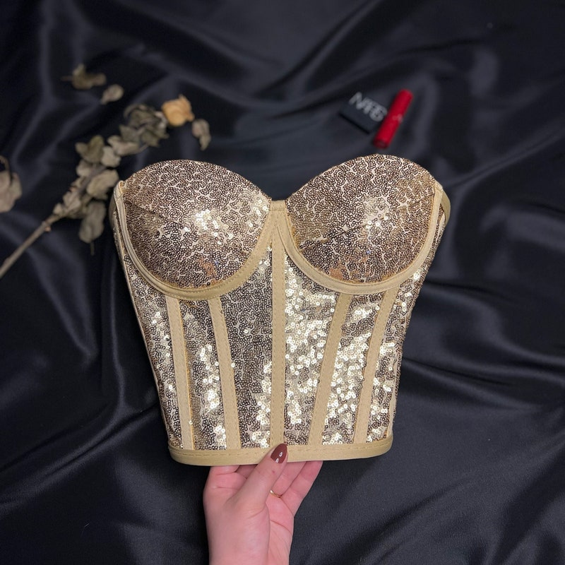 Sequined Corset Dresses - Etsy