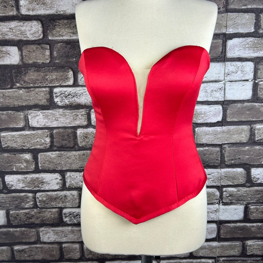 Corset Red Color Wedding Firming Corset Bridal FAST SHIPPING Bustier ...