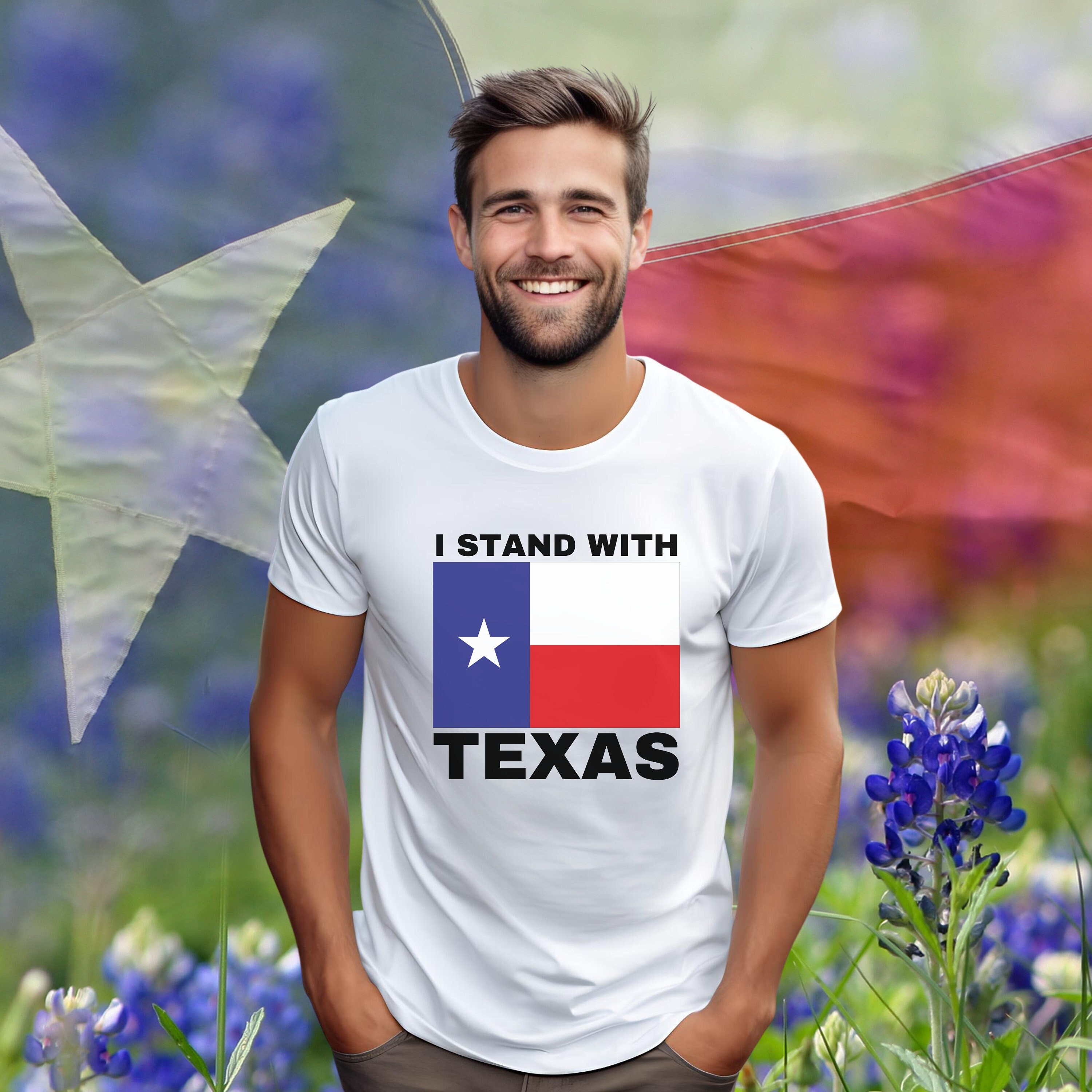 I Stand With Texas T Shirt, Texas Patriot Shirt, Lone Star State Tee ...