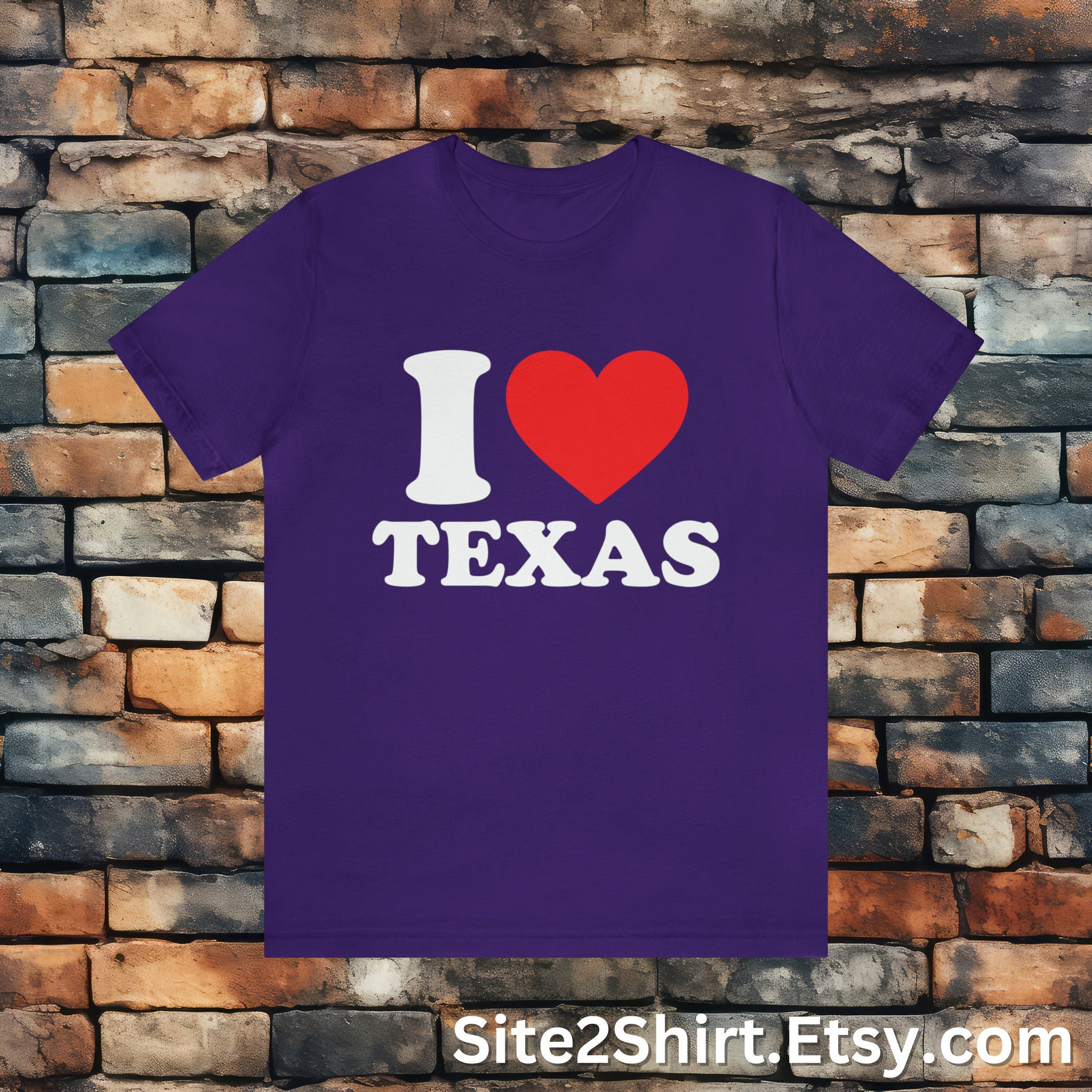 I Love Texas T Shirt, Show Your Love for the Great State of Texas ...