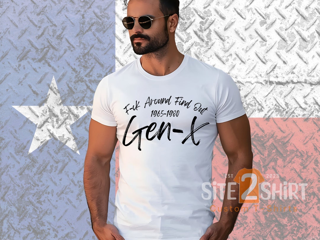 Gen X T-shirt, Generation X T Shirt, Gen X Shirt, Generation X Shirt ...