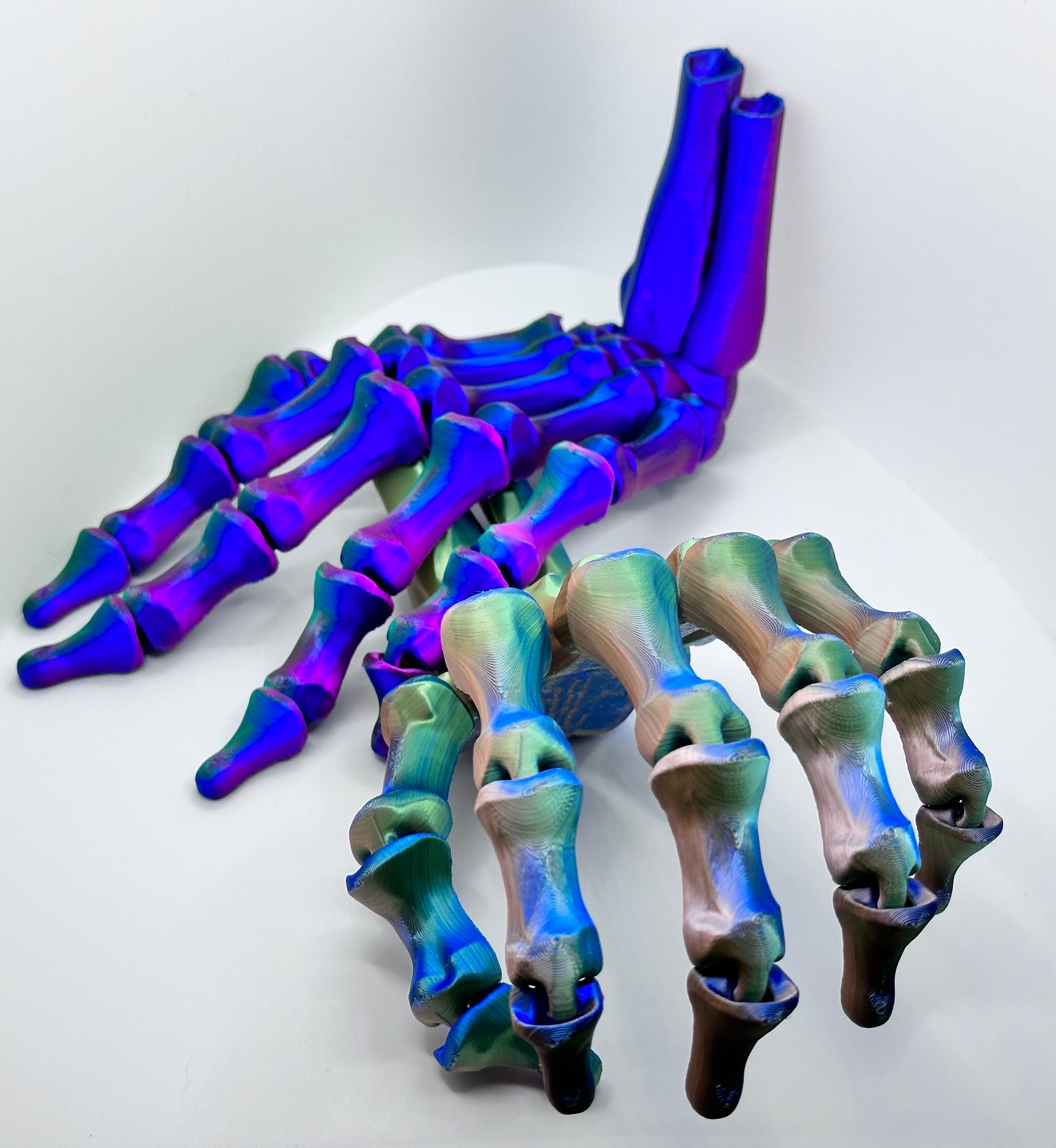 Flexi Factory Skeleton Hand 3D Printed Toy - Etsy