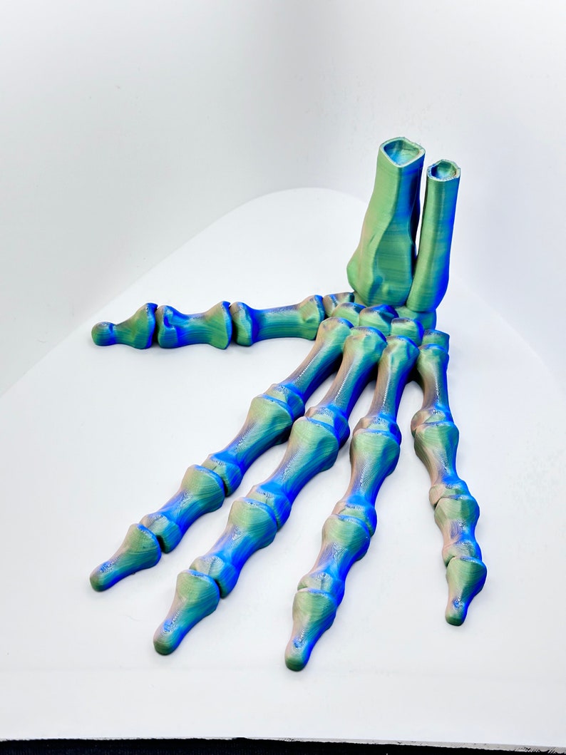 Flexi Factory Skeleton Hand 3D Printed Toy - Etsy
