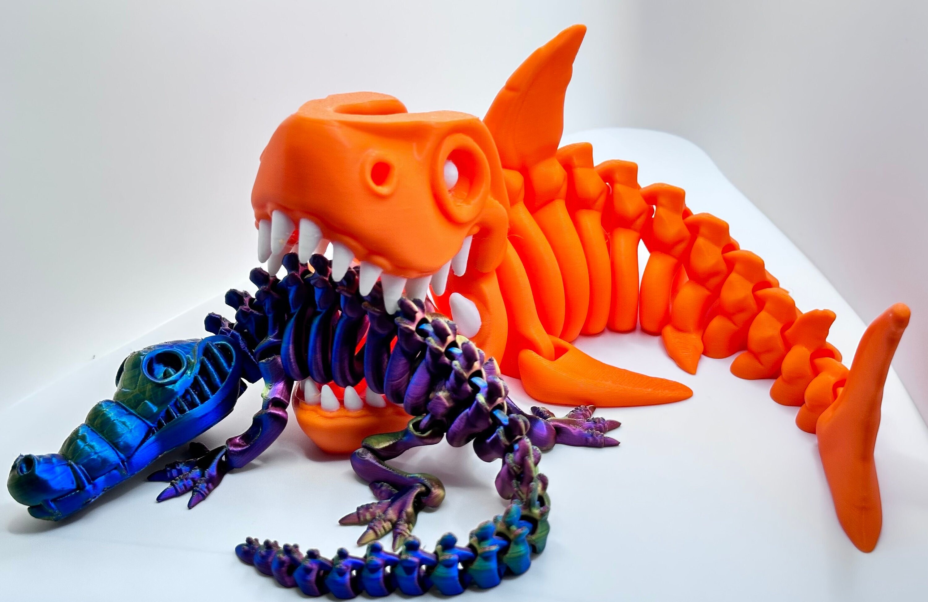 Flexi Factory Shark 3D Printed Toy - Etsy