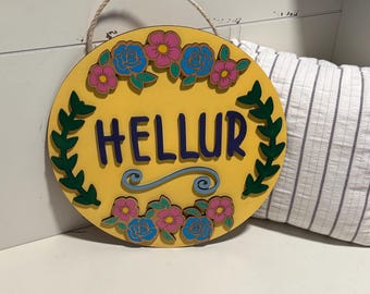 Hellur, Hellur Door Hanger, Hellur Door Sign, Hellur Madea Door Sign - Etsy
