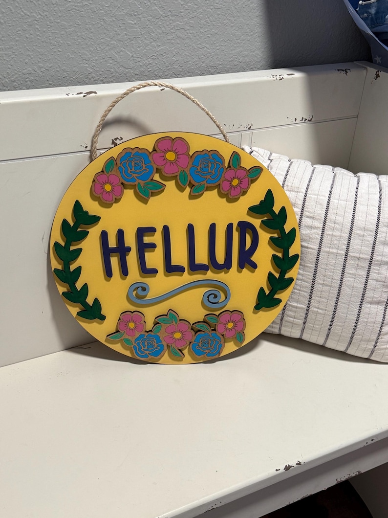 15 Inch Hellur Madea Door Hanger Sign - Etsy