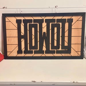 Howdy Laser Cut Framed Sign - Etsy
