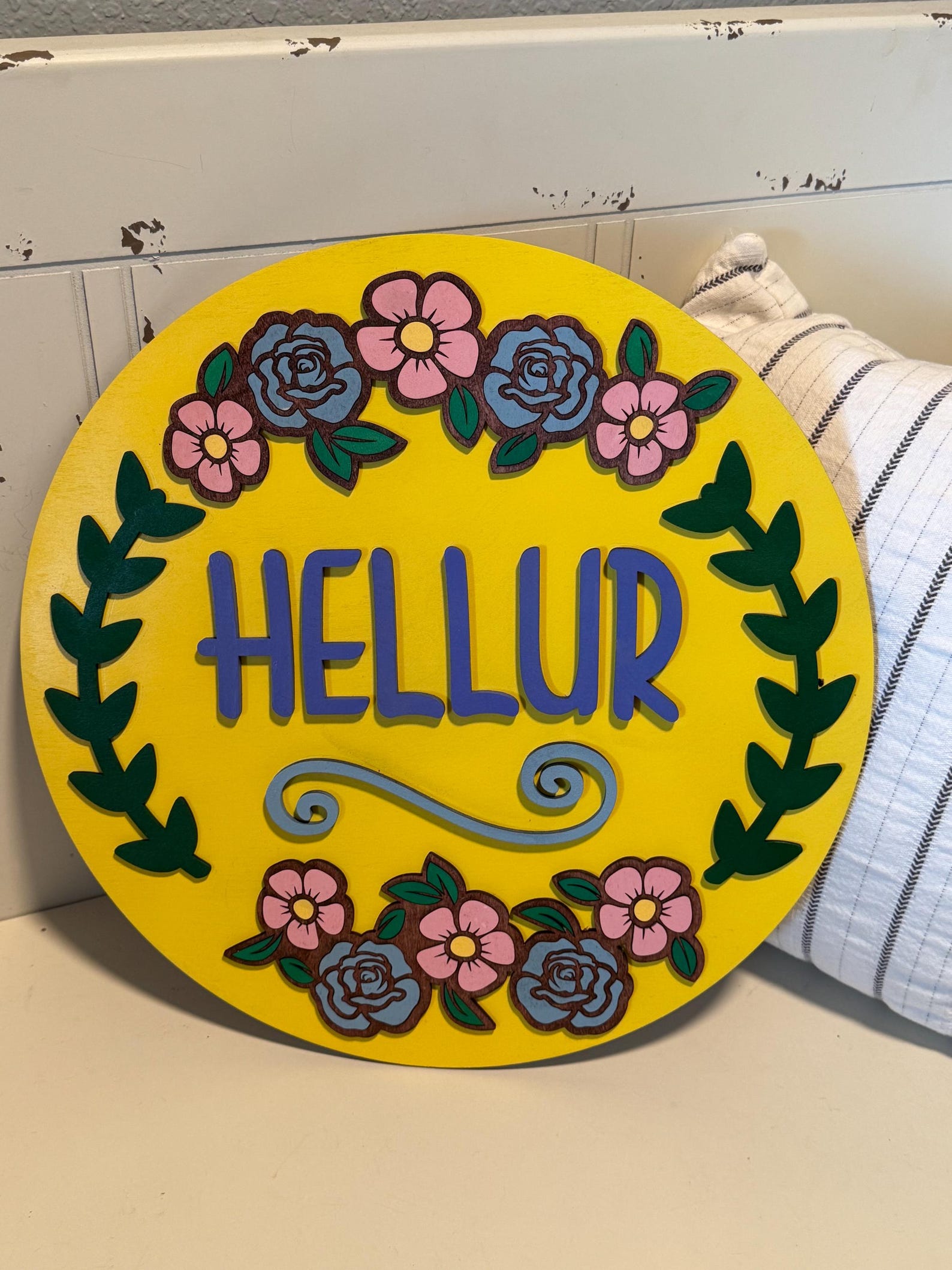 15 Inch Hellur Madea Door Hanger Sign - Etsy