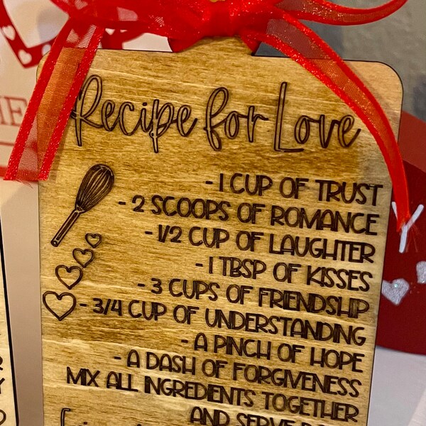 Recipe for Love - Etsy