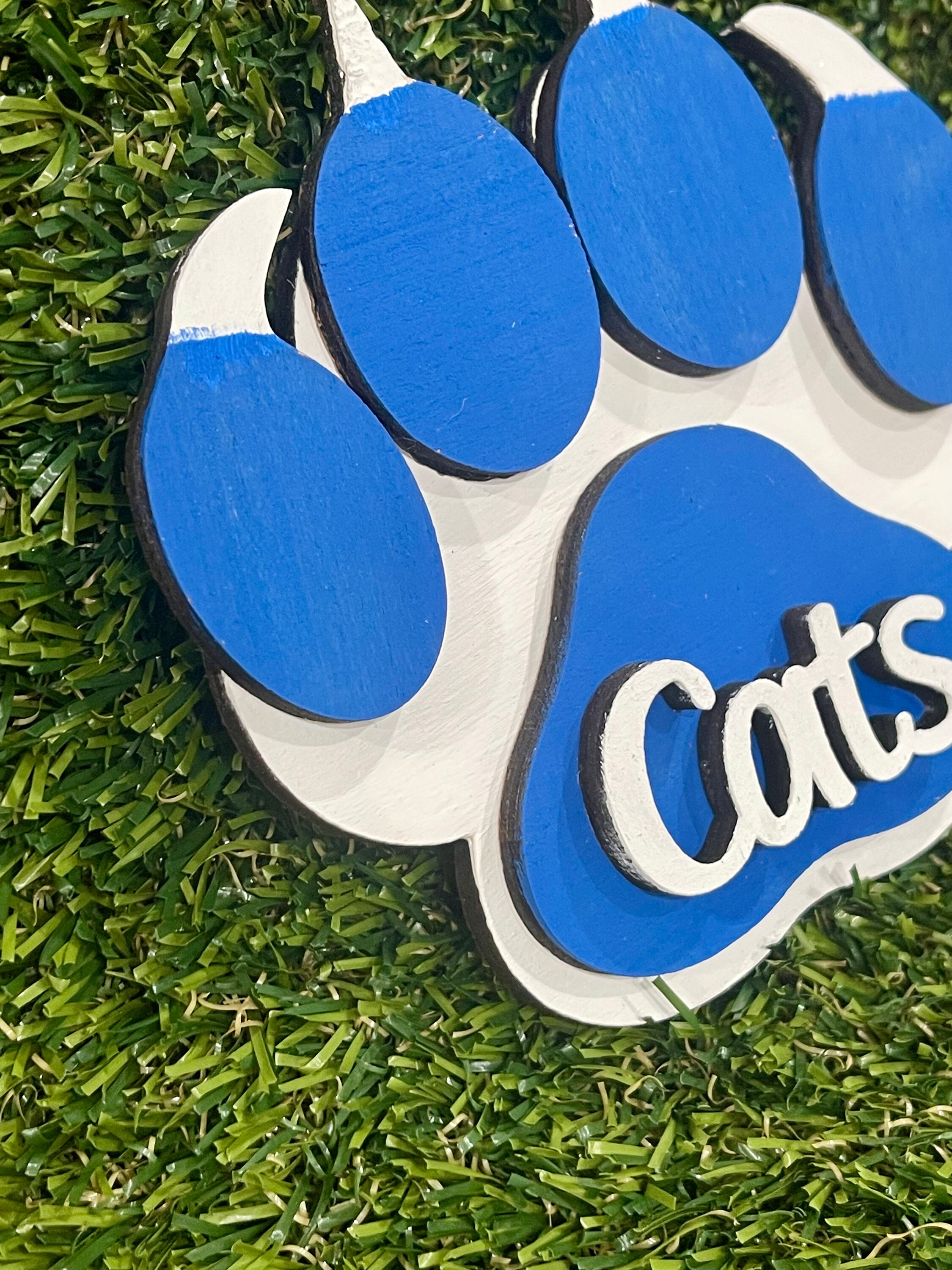 Kentucky Wildcats Paw/sports/football/basketball/baseball/big Blue/ - Etsy