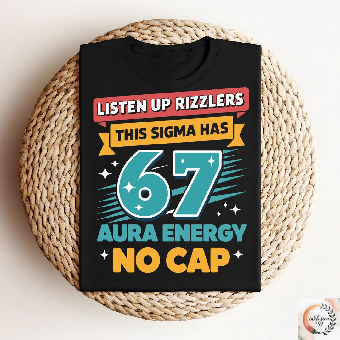 Sigma 67 Aura Energy PNG, Rizz Meme Design (digital Download) - Etsy