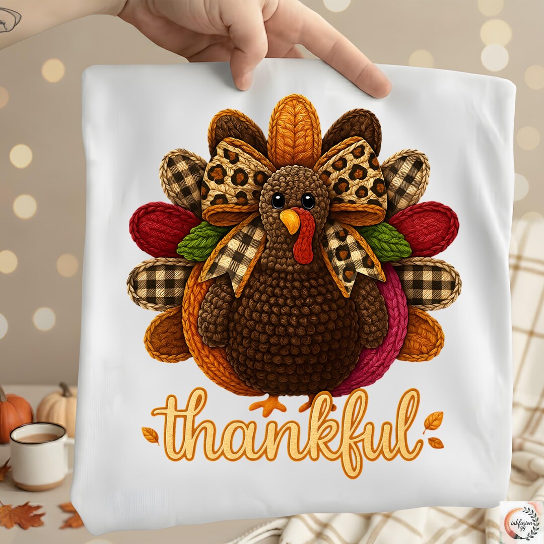 Preppy Thanksgiving Turkey PNG, Leopard Bow, Autumn (digital Download ...