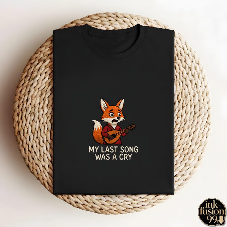 Funny Fox Bard PNG Clipart, Medieval Musician Design (digital Download ...