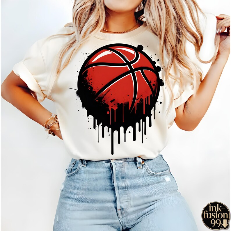 Dripping Basketball PNG, Graffiti Sports Design (digital Download) - Etsy