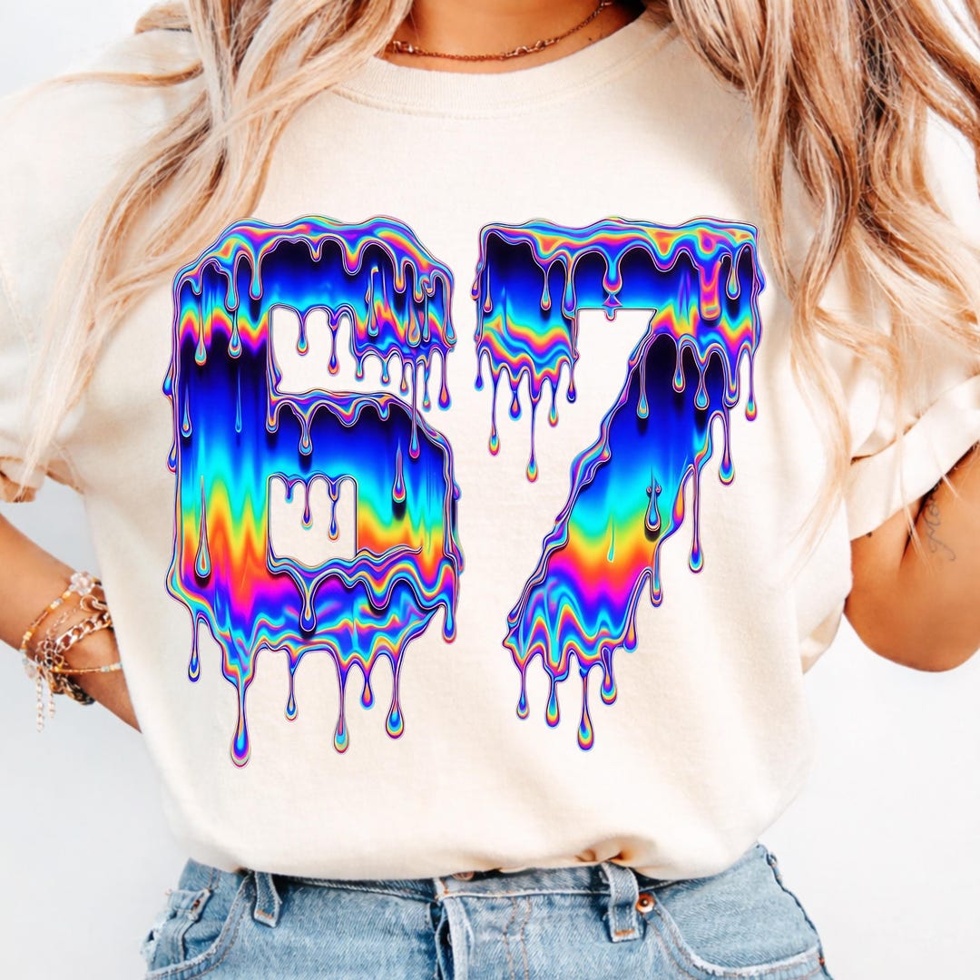 Six Seven Drip 6 7 Meme Gen Alpha Slang - Etsy