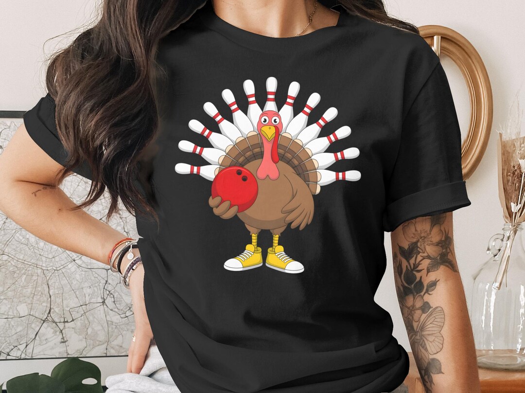 Funny Bowling Turkey PNG, Thanksgiving Sport Graphic (digital Download ...