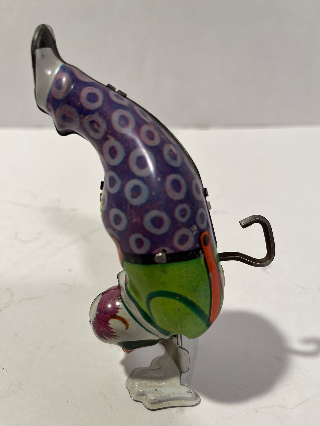 Vintage Tin Litho Wind up Clown Walking on Hands J Chin Co. - Etsy