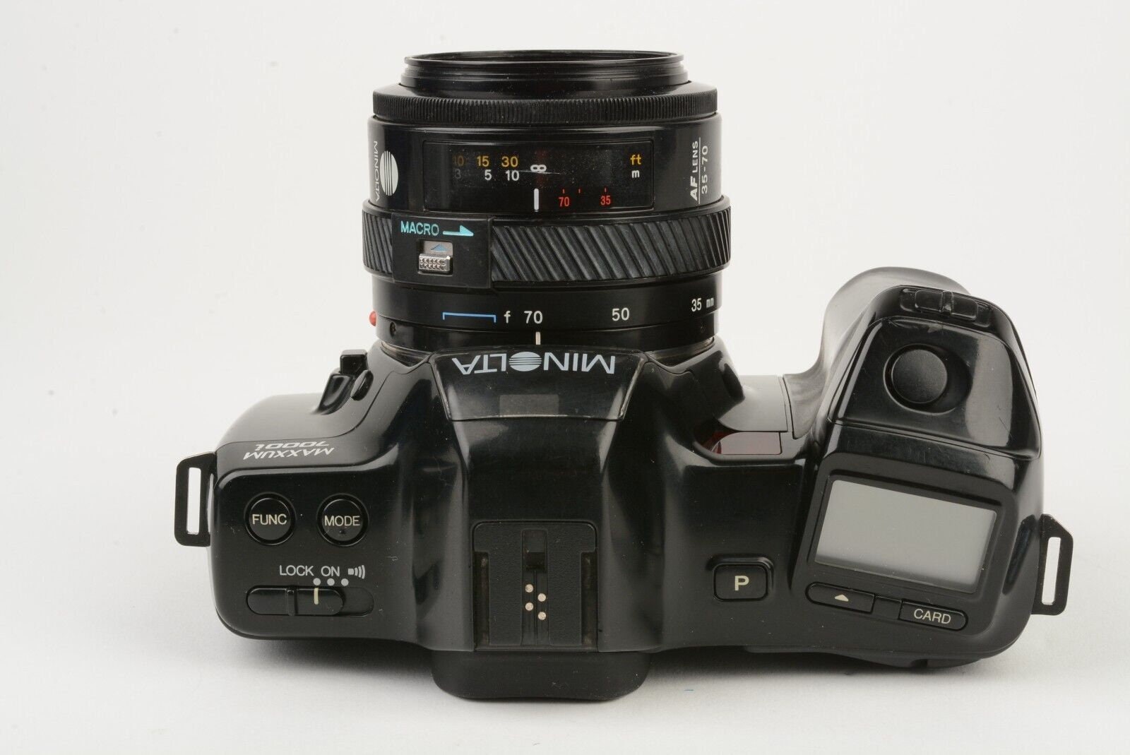 Minolta Maxxum 7000i 35mm SLR W/35-70mm F4 Zoom, Capstrapmanual Tested ...