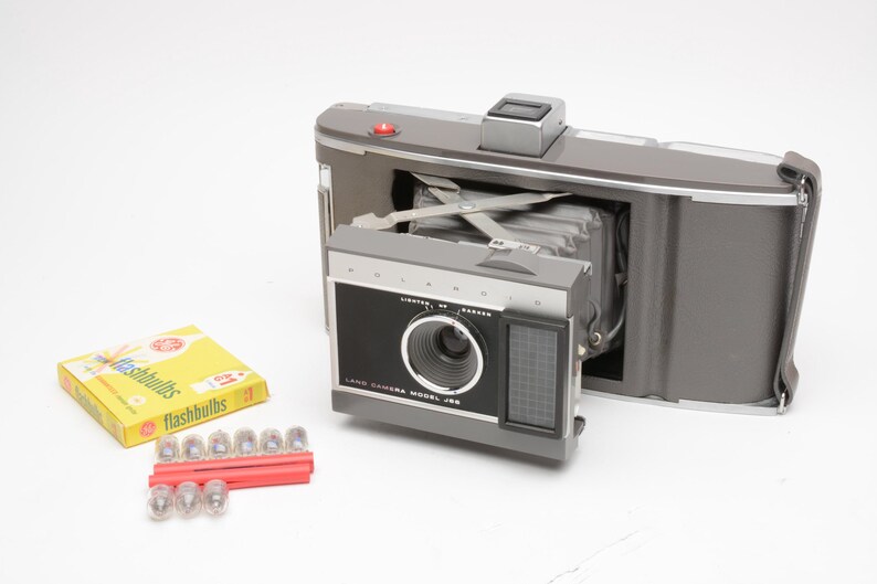 Polaroid Land Camera Model J66, +bulbs, Clean, Vintage - Etsy